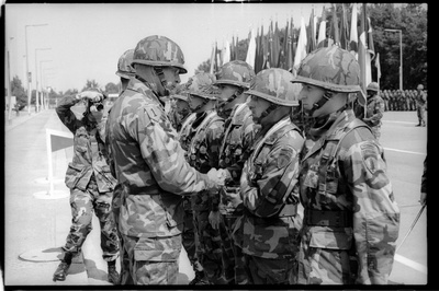 S/w-Fotografie: Recognition Day der U.S. Army Berlin Brigade in Berlin ...